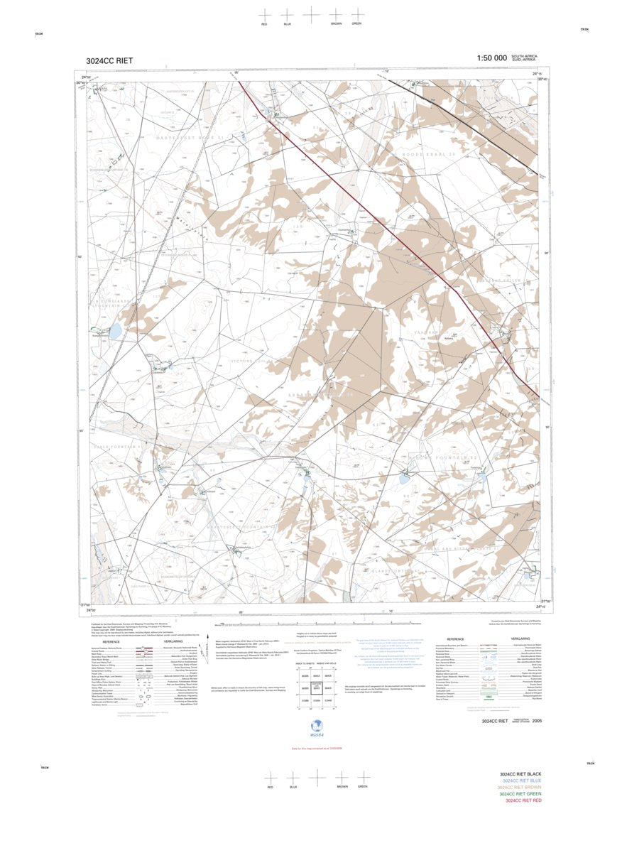 3024CC RIET Map by Chief Directorate: National Geo-spatial Information ...