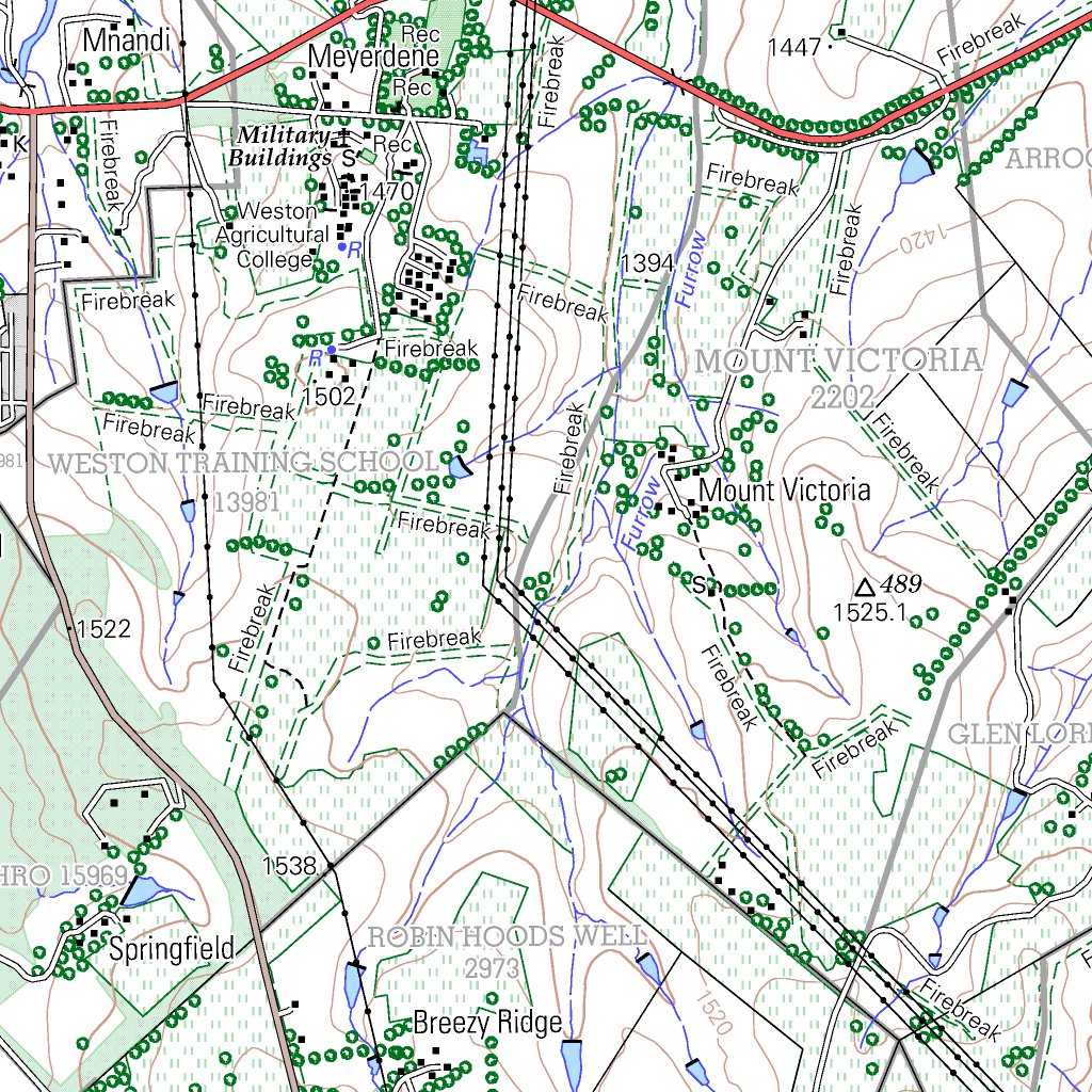 2930AA BRUNTVILLE Map by Chief Directorate: National Geo-spatial ...