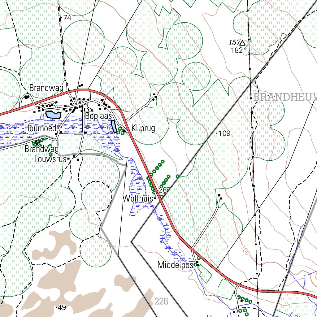 3218AB LAMBERT'S BAY (3rd Edition) Map by Chief Directorate: National ...