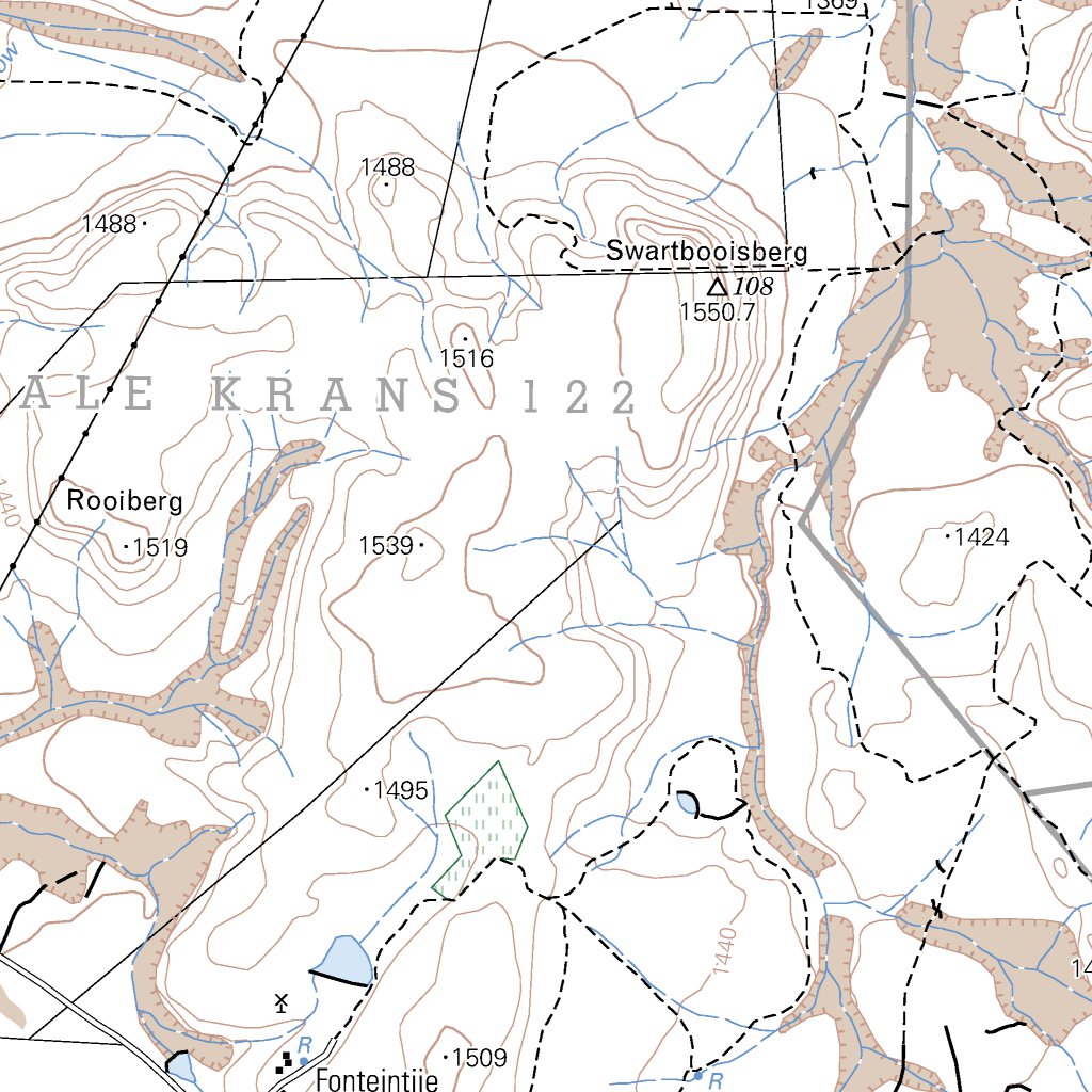 3025DD VENTERSTAD Map by Chief Directorate: National Geo-spatial ...