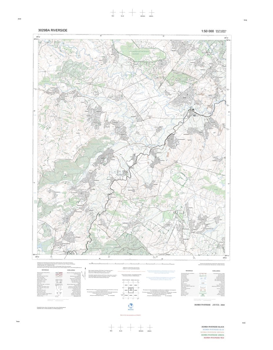 3029BA RIVERSIDE Map by Chief Directorate: National Geo-spatial ...