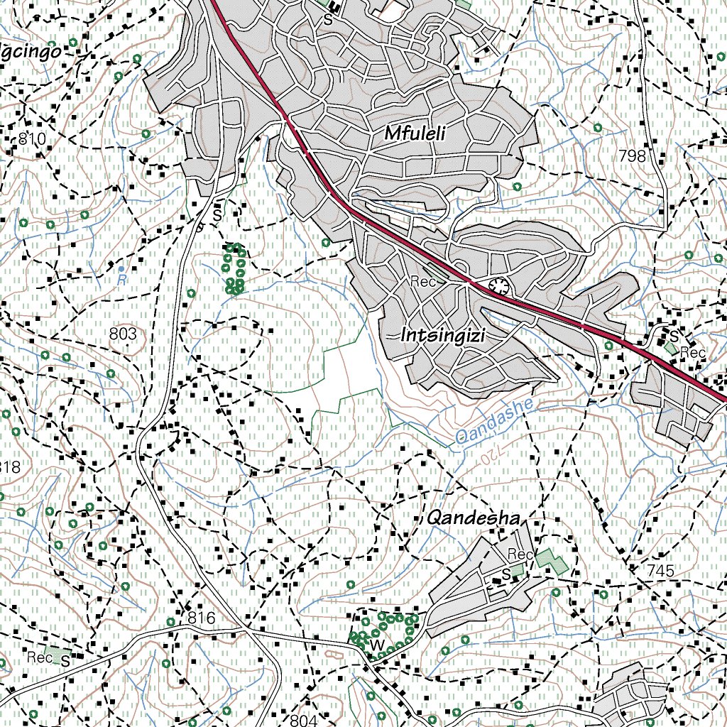 3029DD BIZANA Map by Chief Directorate: National Geo-spatial ...
