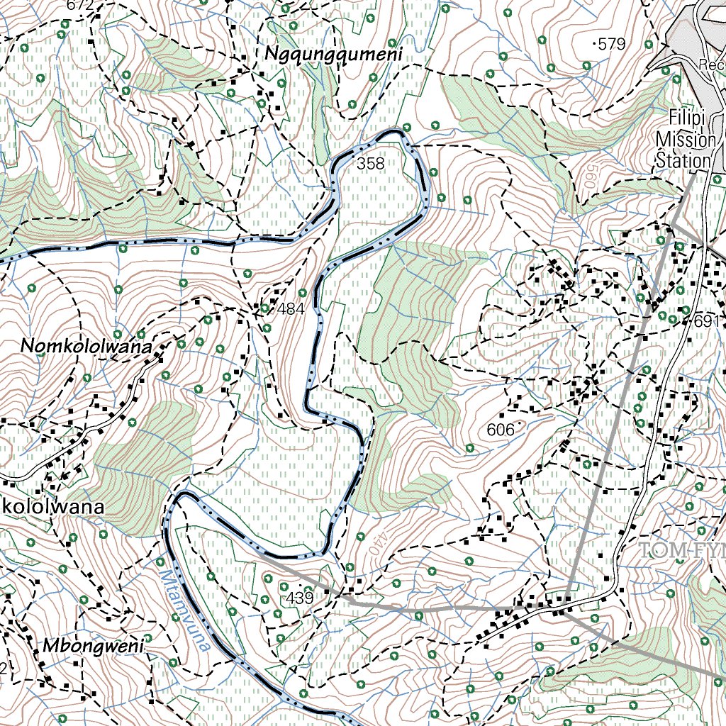 3029DD BIZANA Map by Chief Directorate: National Geo-spatial ...