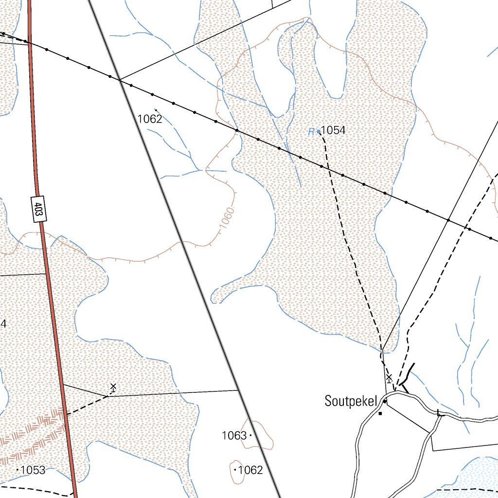 3022BB POORTJIE Map by Chief Directorate: National Geo-spatial ...