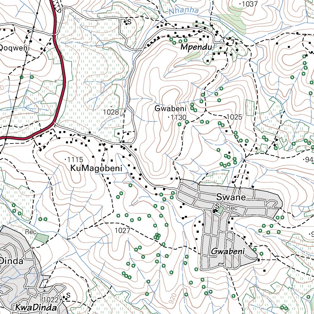 3029DC ZIZITYANENI Map by Chief Directorate: National Geo-spatial ...