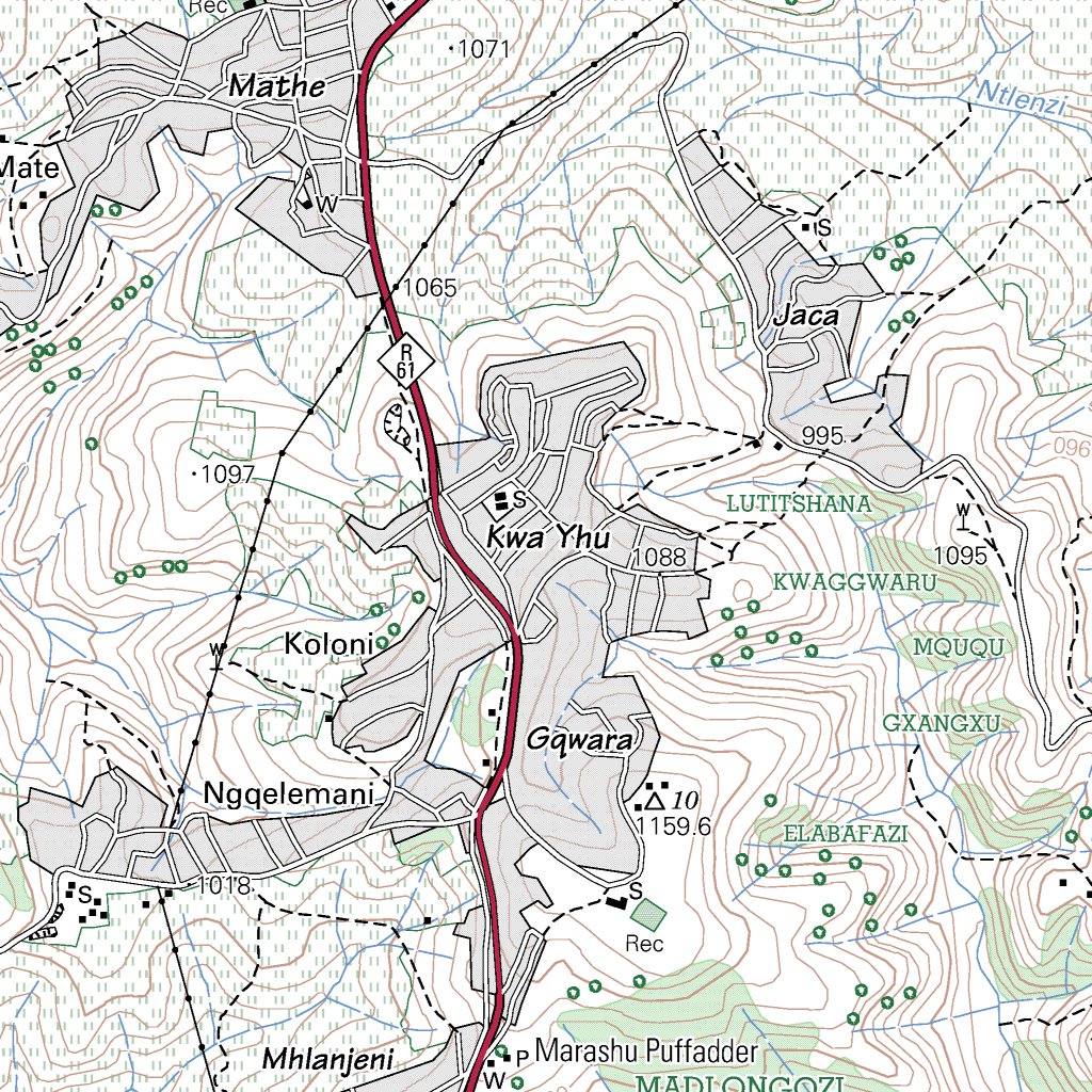3029DC ZIZITYANENI Map by Chief Directorate: National Geo-spatial ...