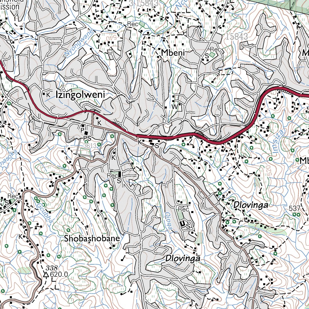 3030CC IZINGOLWENI Map by Chief Directorate: National Geo-spatial ...
