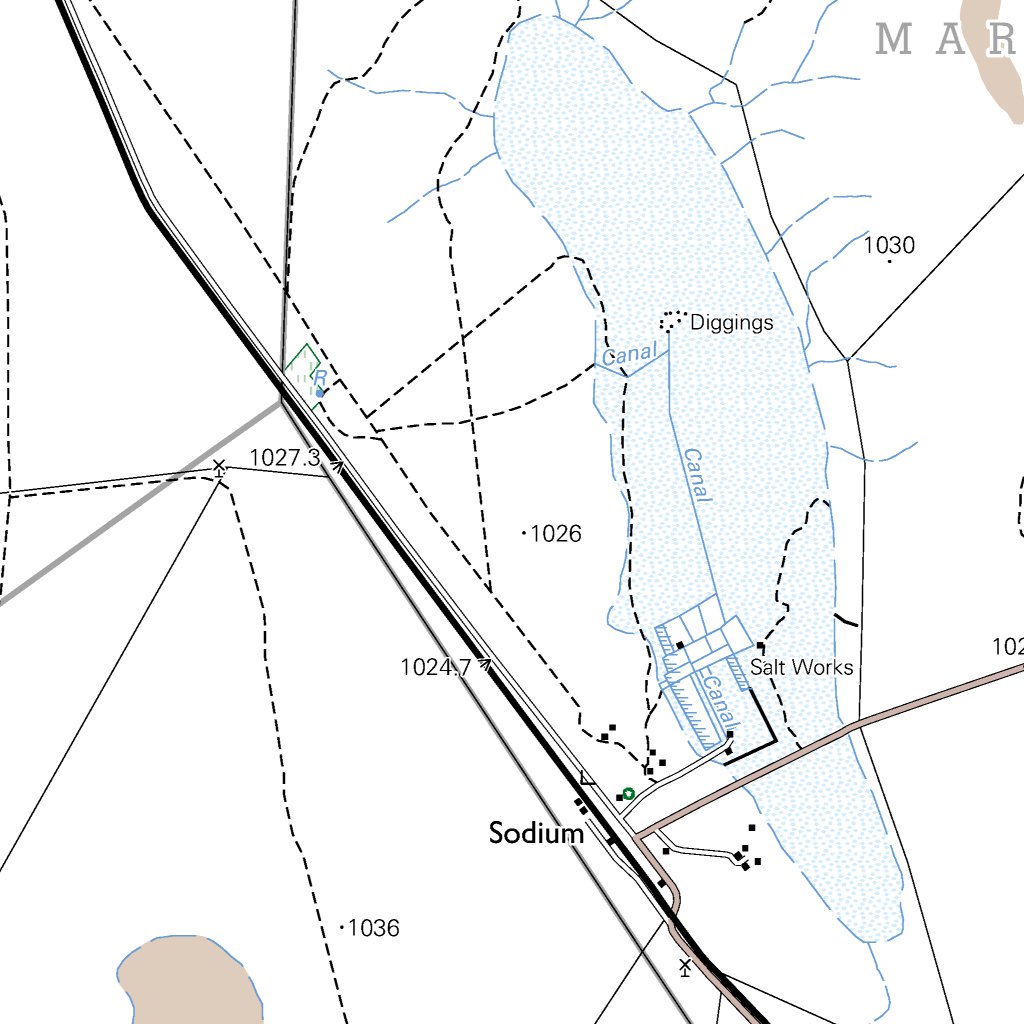 3023AA SODIUM Map by Chief Directorate: National Geo-spatial ...
