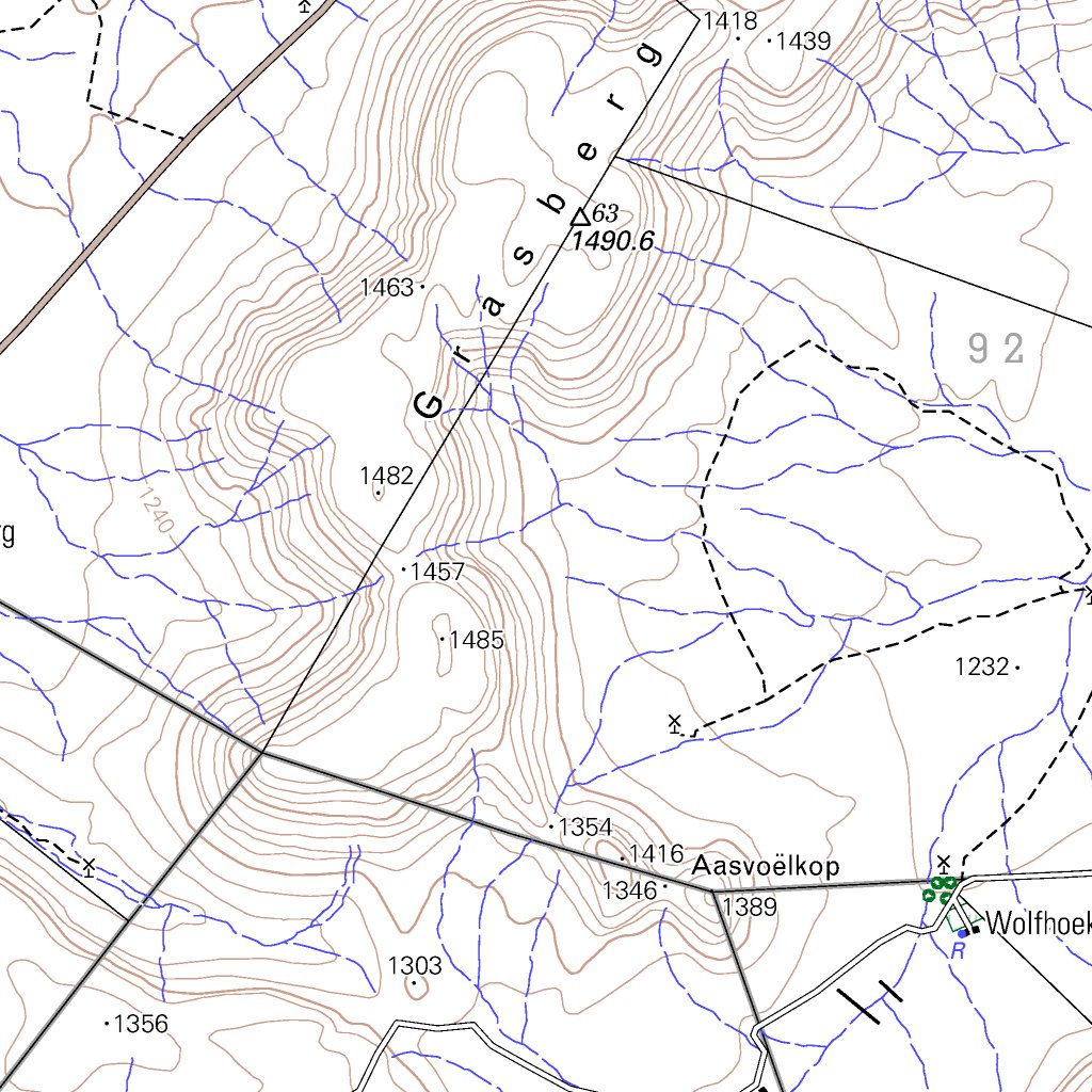 3021CC BIESIES Map by Chief Directorate: National Geo-spatial ...