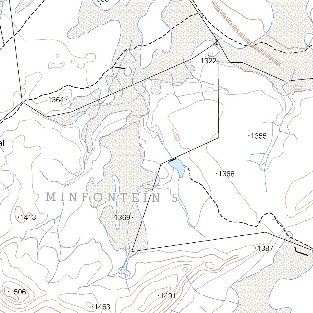 3023DD DEELFONTEIN Map by Chief Directorate: National Geo-spatial ...