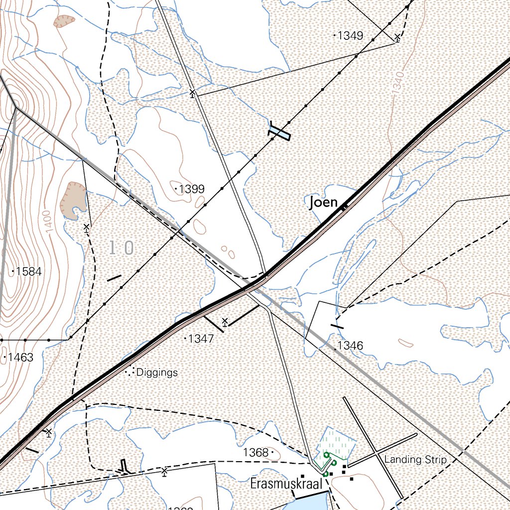 3023DD DEELFONTEIN Map by Chief Directorate: National Geo-spatial ...