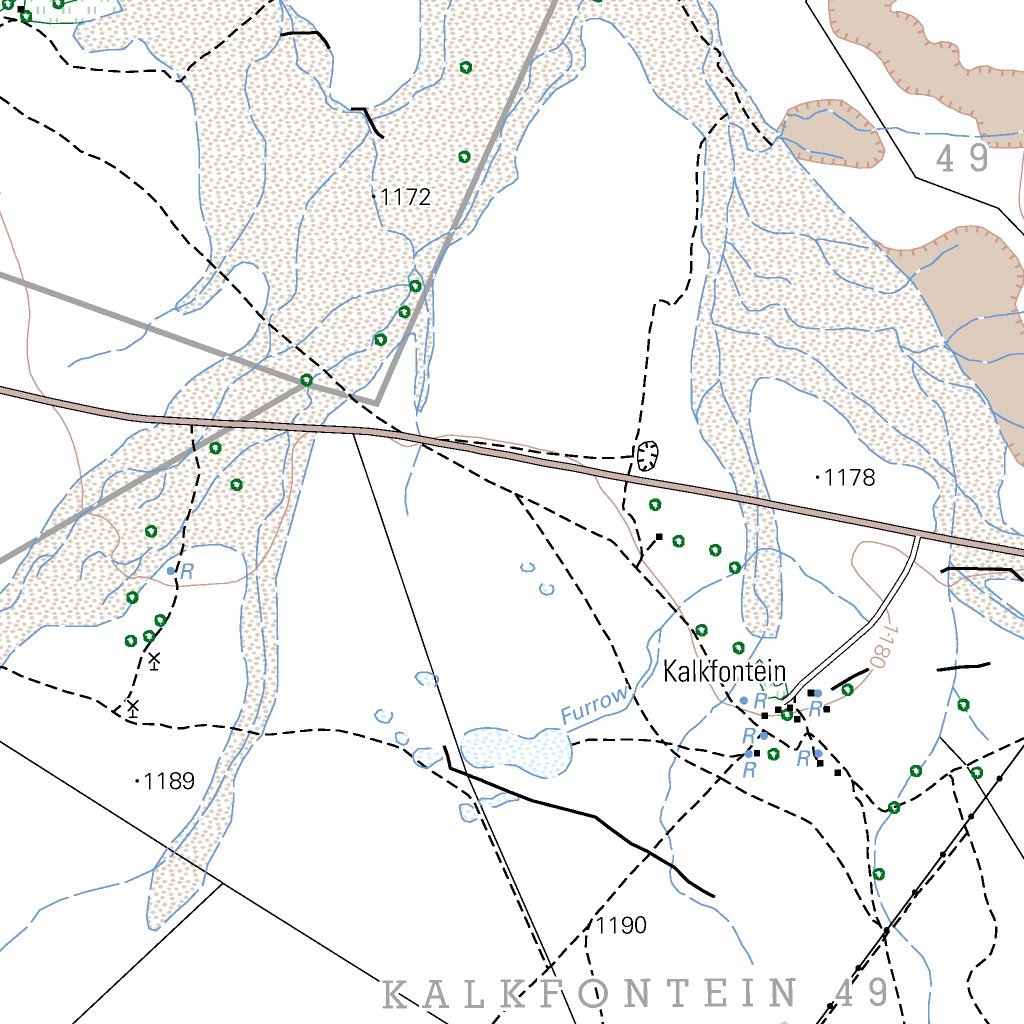 3024AB JAKKALSKUIL Map by Chief Directorate: National Geo-spatial ...