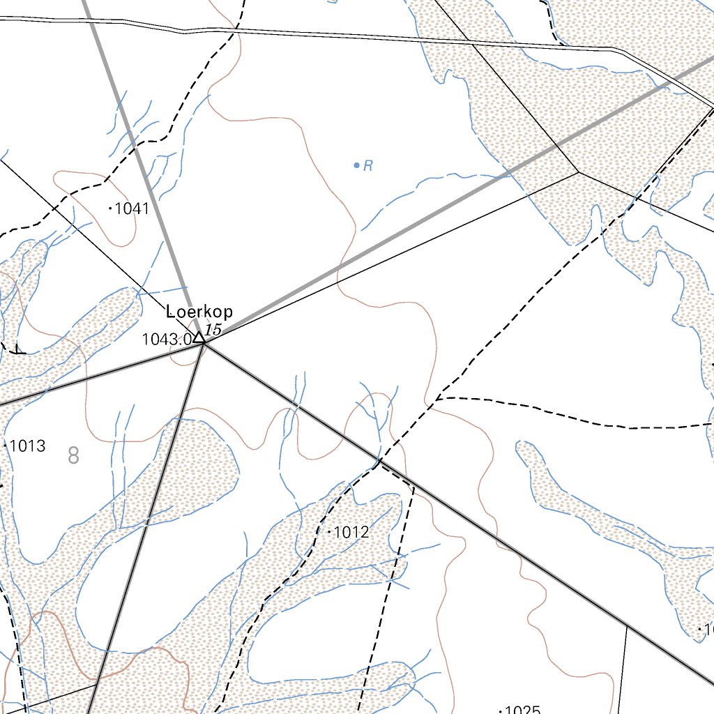 3022AA BITTERPUT Map by Chief Directorate: National Geo-spatial ...