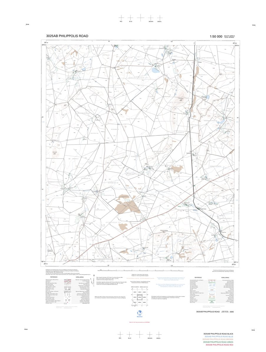 3025AB PHILIPPOLIS ROAD Map by Chief Directorate: National Geo-spatial ...