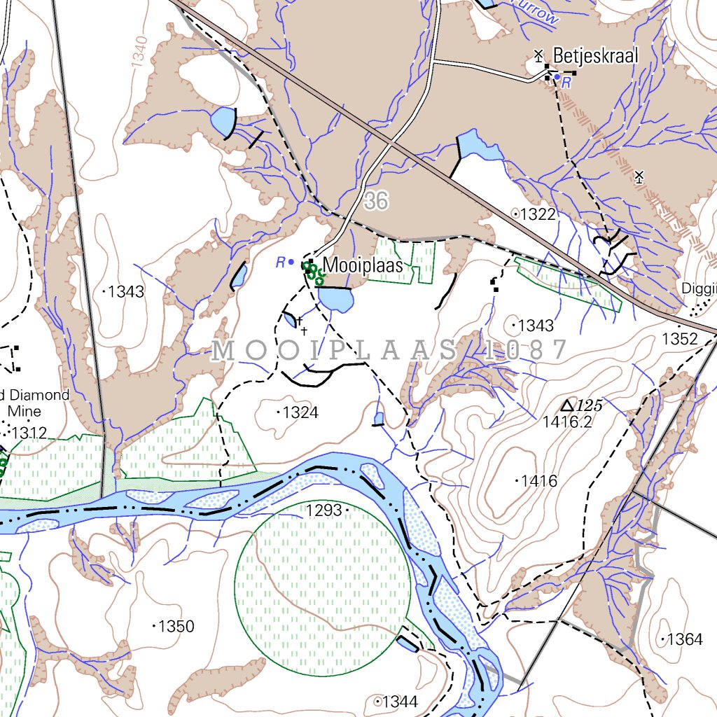3026DA ALIWAL NORTH Map by Chief Directorate: National Geo-spatial ...