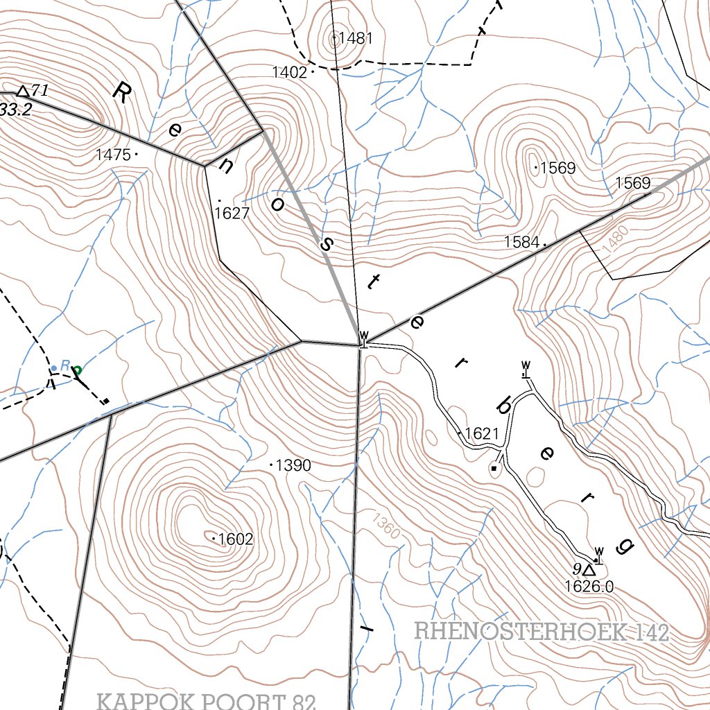 3023BD MONTROSE Map by Chief Directorate: National Geo-spatial ...