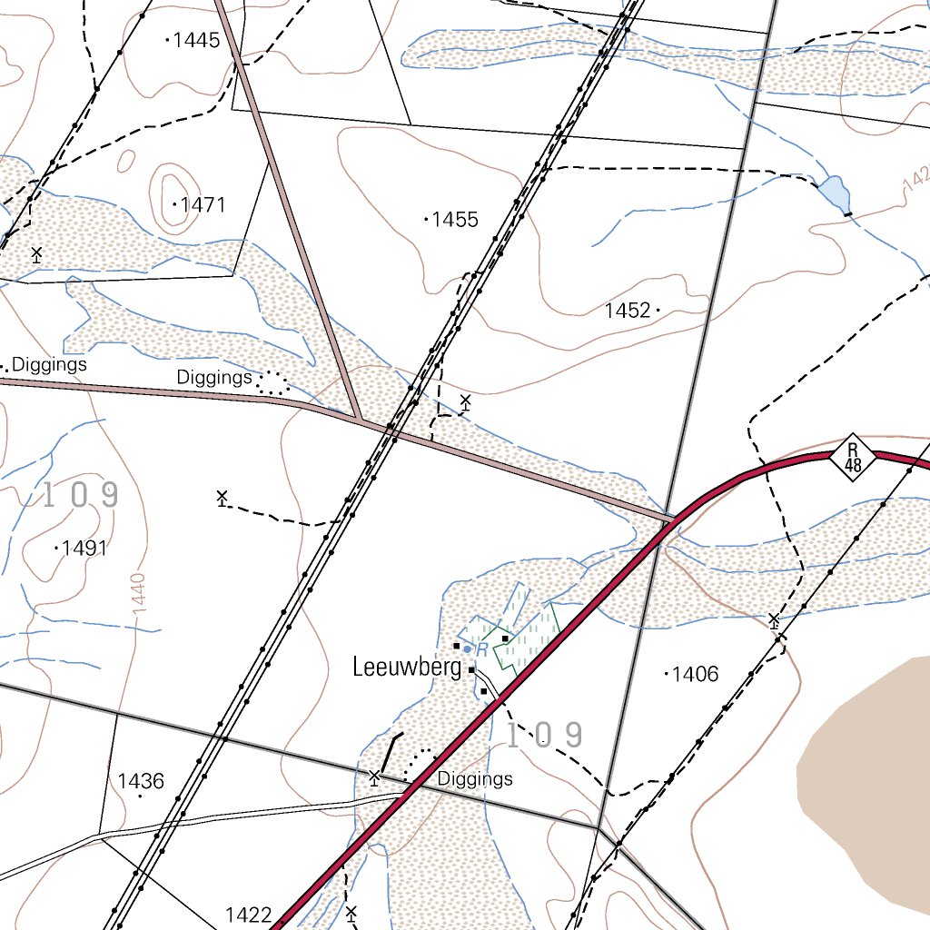 3024AD PHILIPSTOWN Map by Chief Directorate: National Geo-spatial ...