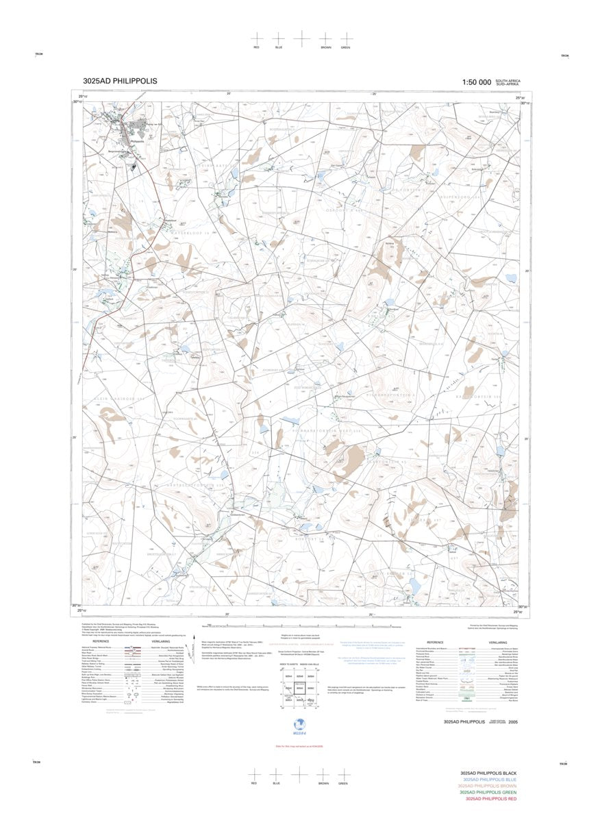 3025AD PHILIPPOLIS Map by Chief Directorate: National Geo-spatial ...