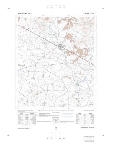 3225CA PEARSTON Map by Chief Directorate: National Geo-spatial ...