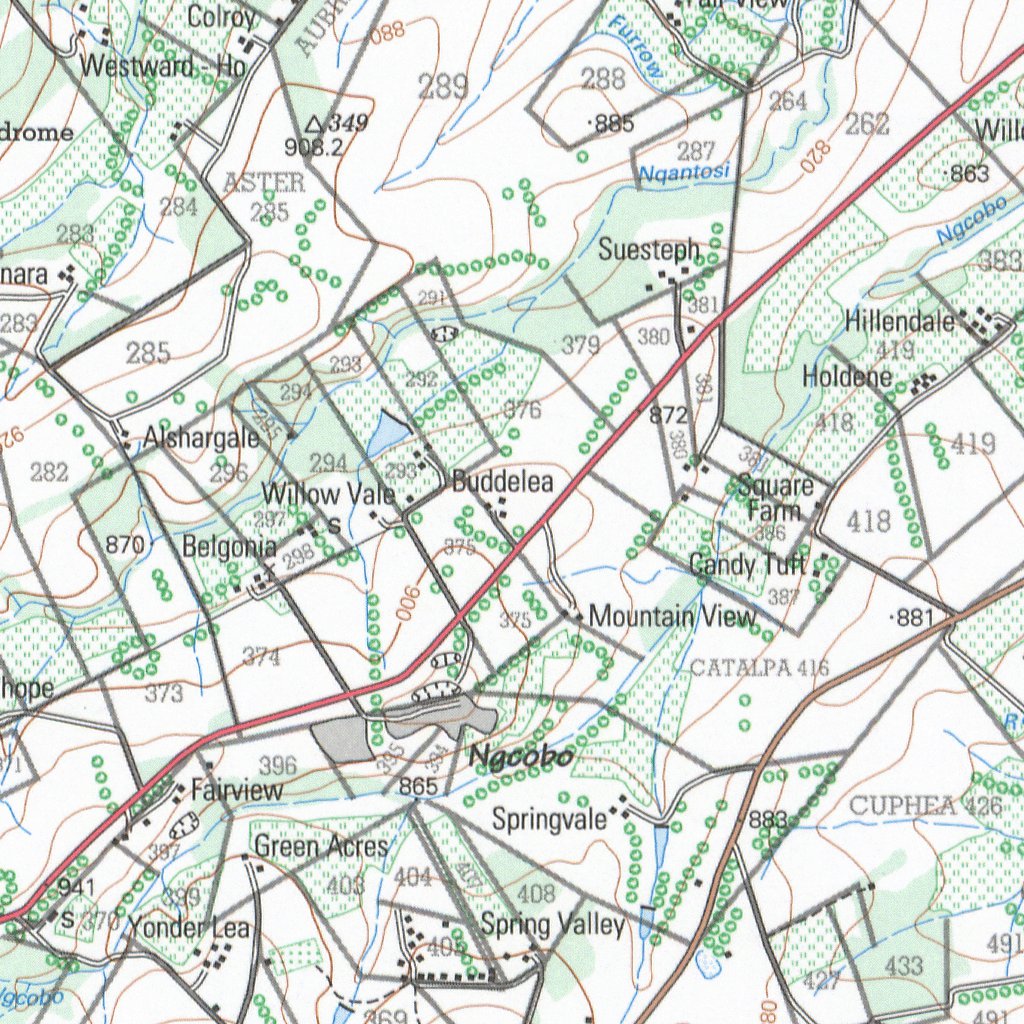 3227CB STUTTERHEIM Map by Chief Directorate: National Geo-spatial ...