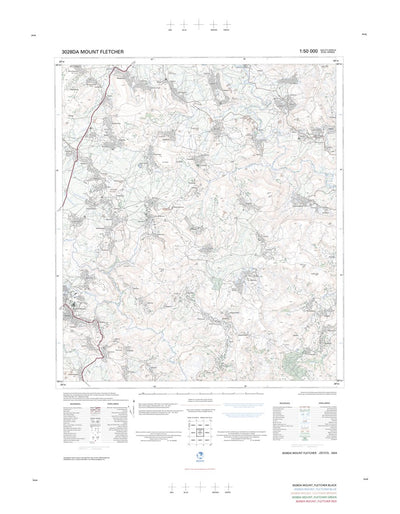 3028DA MOUNT FLETCHER Map by Chief Directorate: National Geo-spatial ...