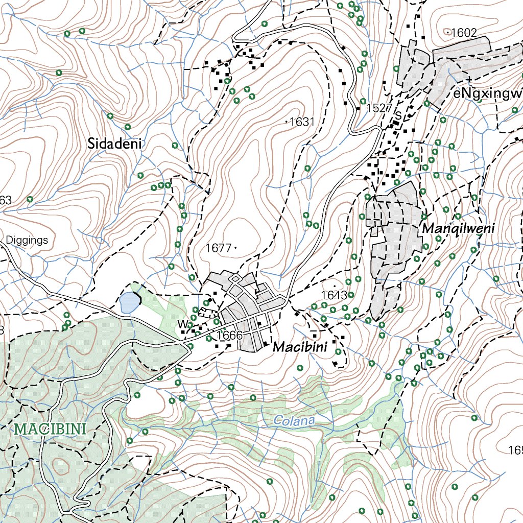 3028DA MOUNT FLETCHER Map by Chief Directorate: National Geo-spatial ...