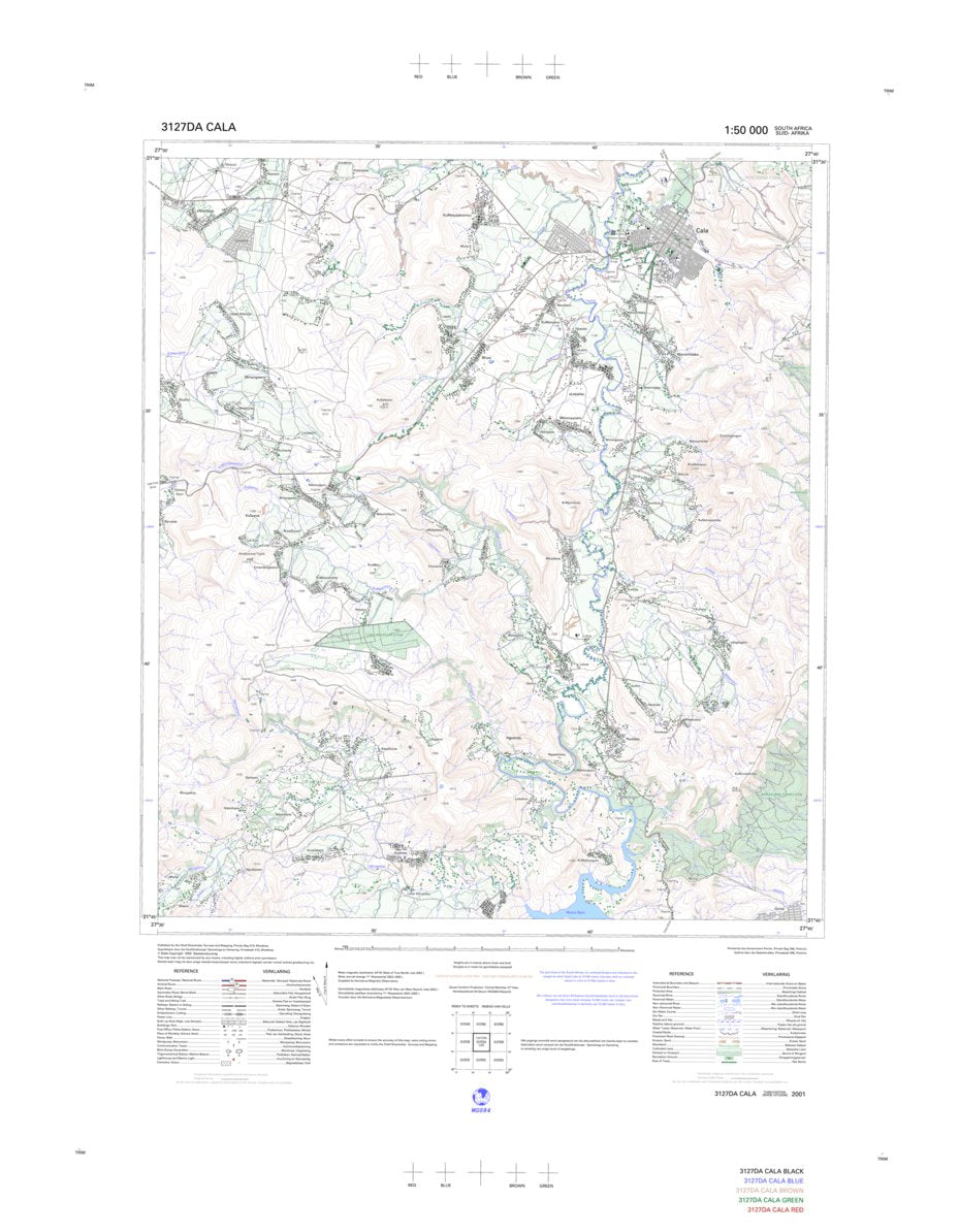 3127DA CALA (3rd Edition) Map by Chief Directorate: National Geo ...