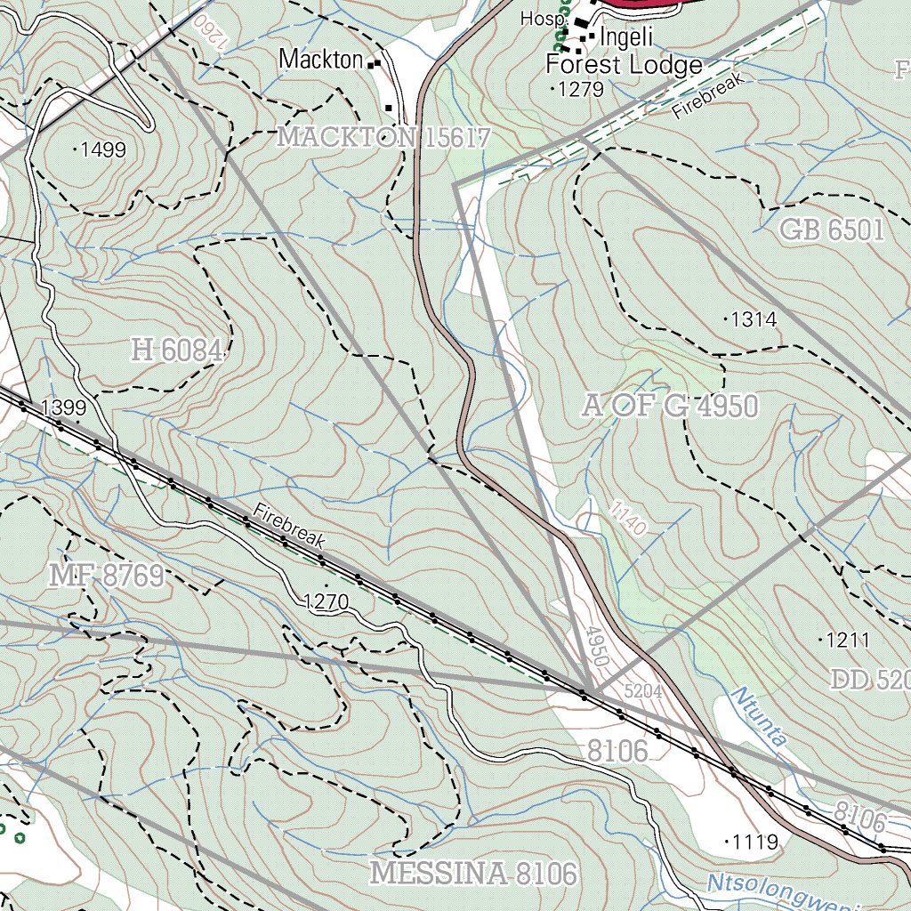 3029DA WEZA Map by Chief Directorate: National Geo-spatial Information ...
