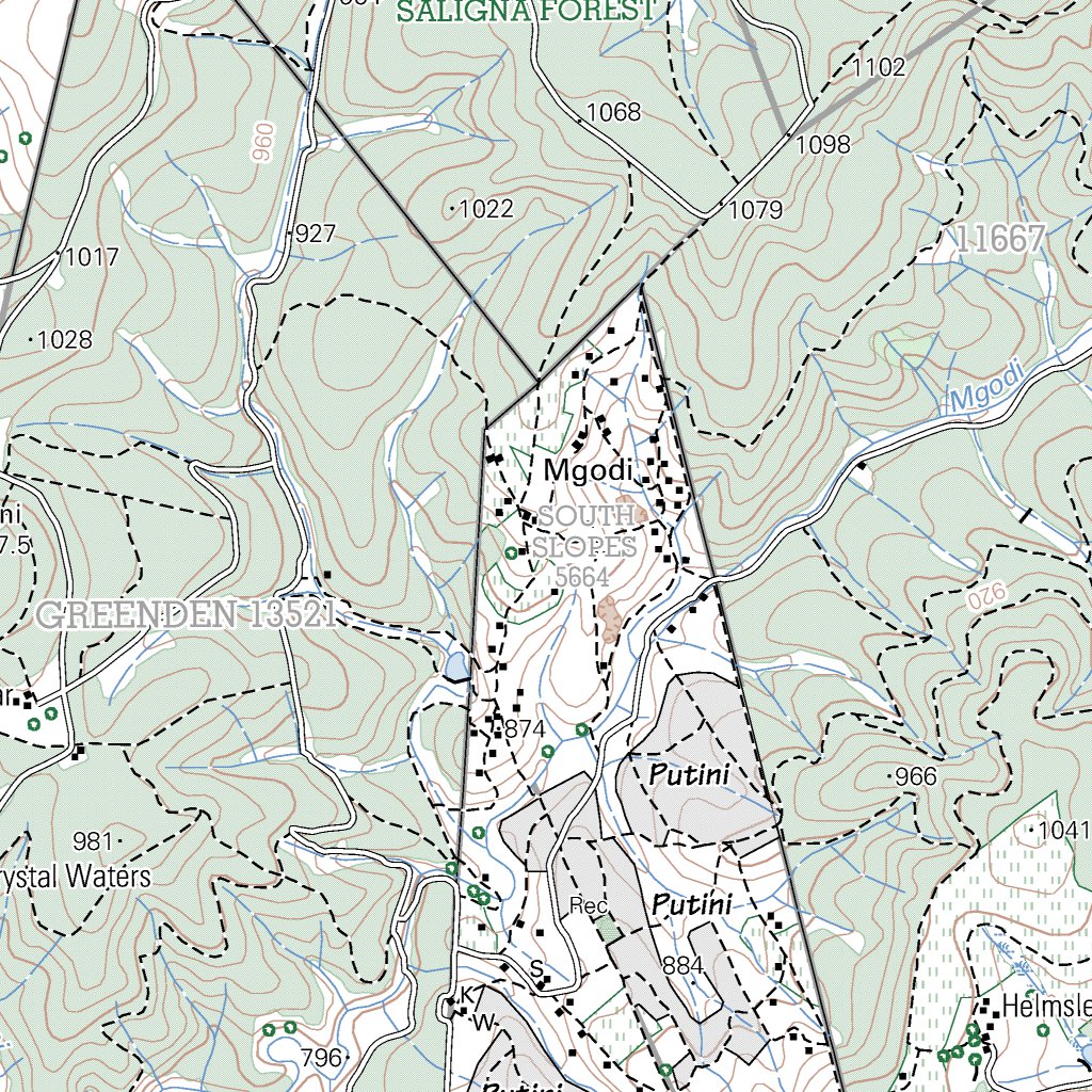 3030AC UMZUMBE Map by Chief Directorate: National Geo-spatial ...