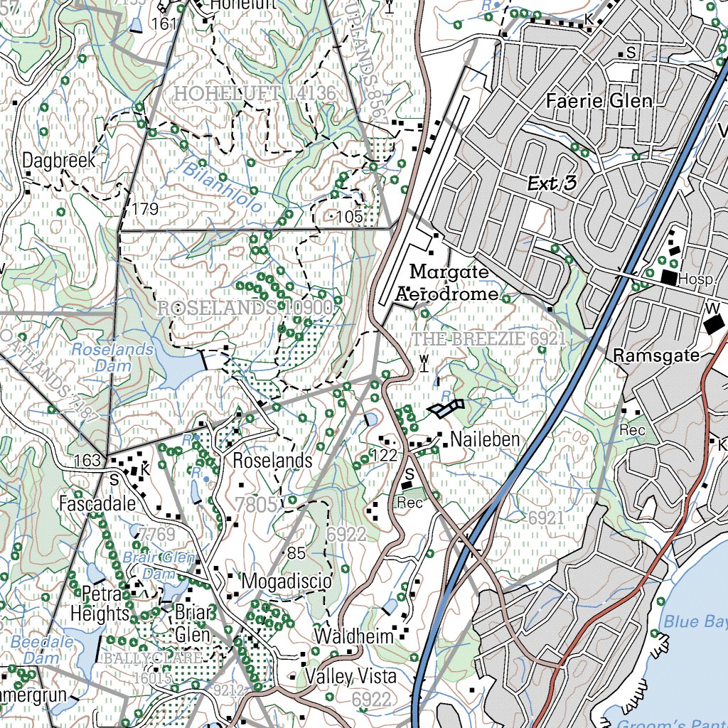 3030CD MARGATE Map by Chief Directorate: National Geo-spatial ...