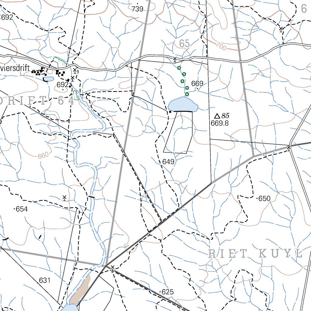3224CD OATLANDS Map by Chief Directorate: National Geo-spatial ...