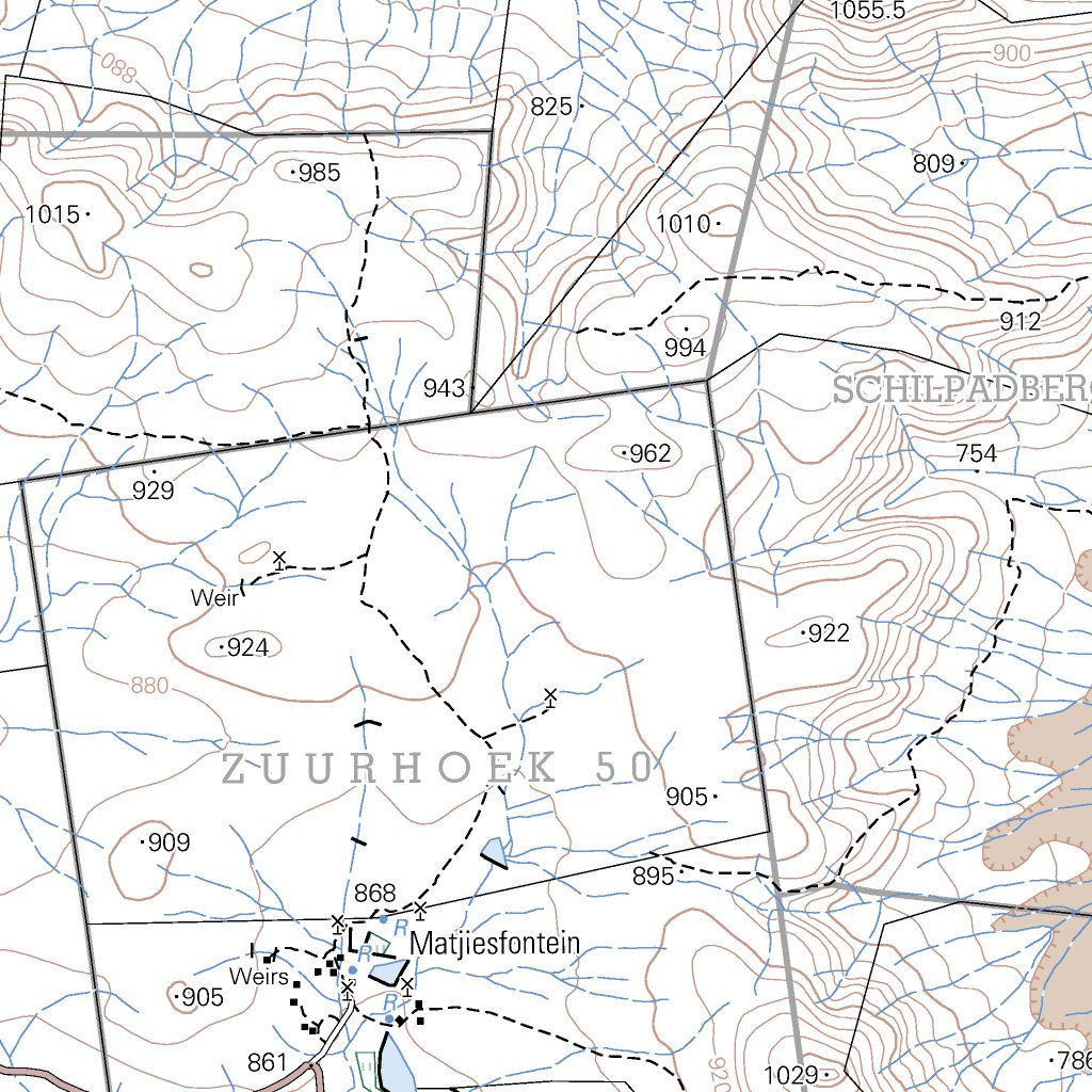 3224CD OATLANDS Map by Chief Directorate: National Geo-spatial ...