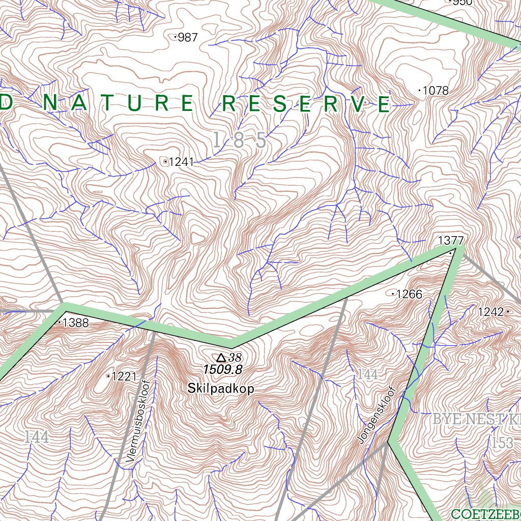 3419BA GREYTON (3rd Edition) Map by Chief Directorate: National Geo ...