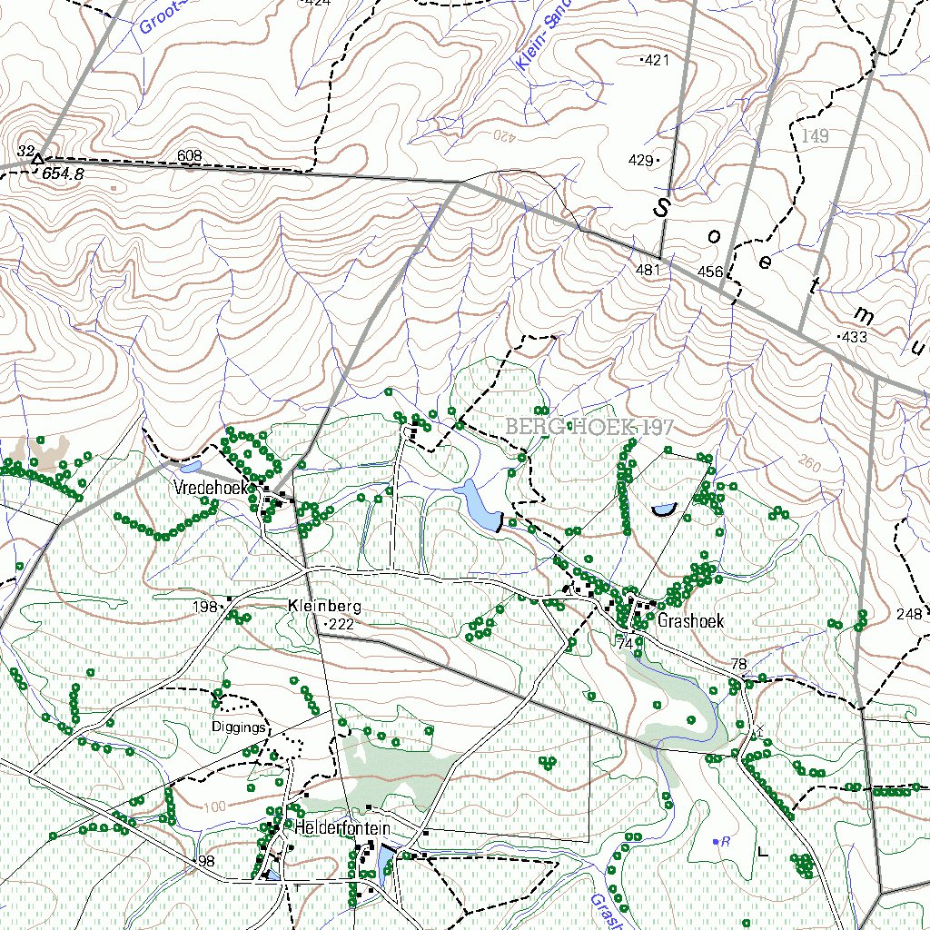 3419DB, DD ELIM Map by Chief Directorate: National Geo-spatial ...