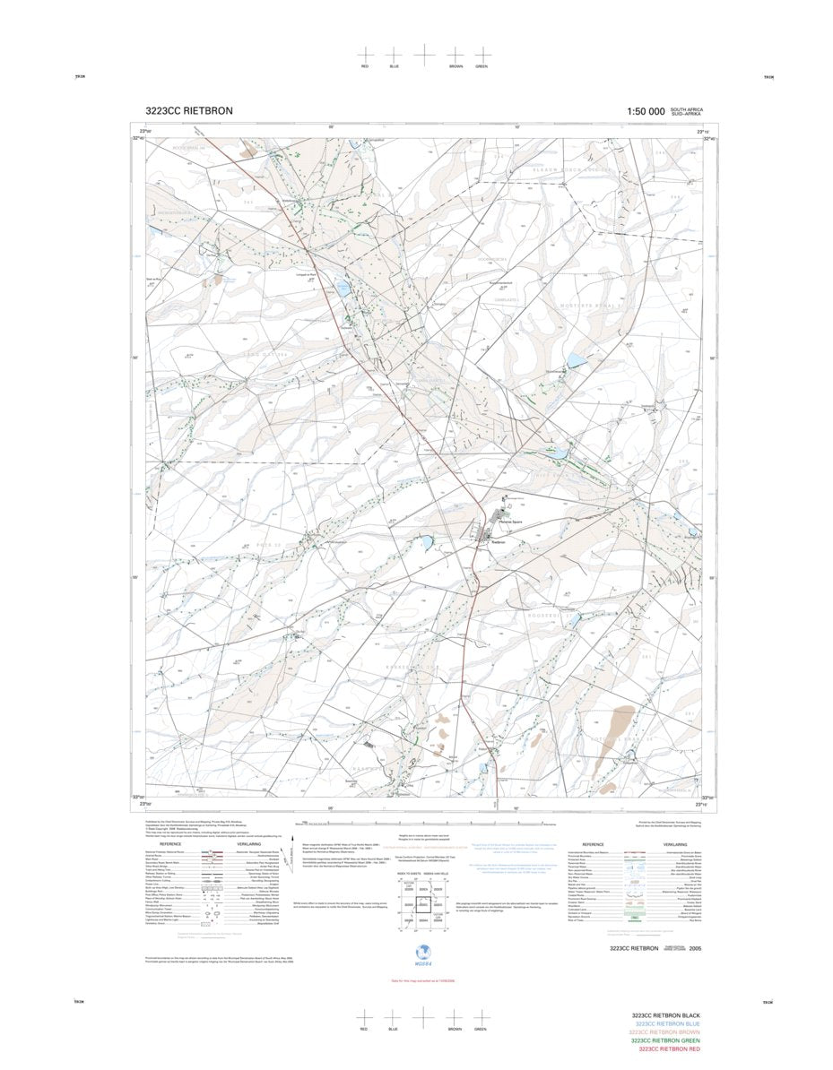 3223CC RIETBRON Map by Chief Directorate: National Geo-spatial ...