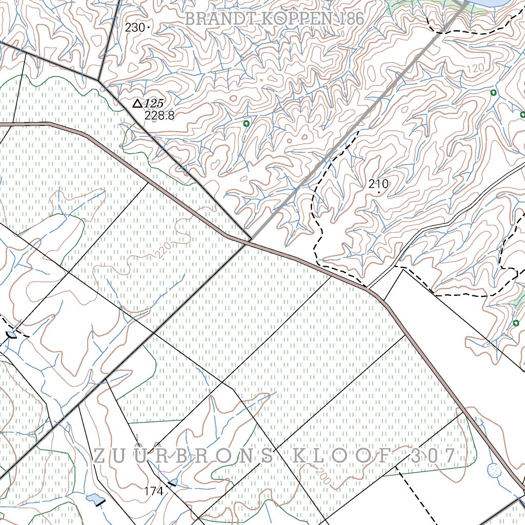 3324DD HANKEY Map by Chief Directorate: National Geo-spatial ...