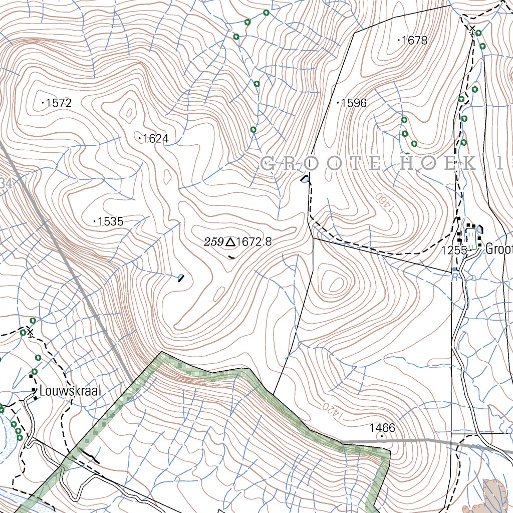 3224BA GRAAFF-REINET (NORTH) Map by Chief Directorate: National Geo ...
