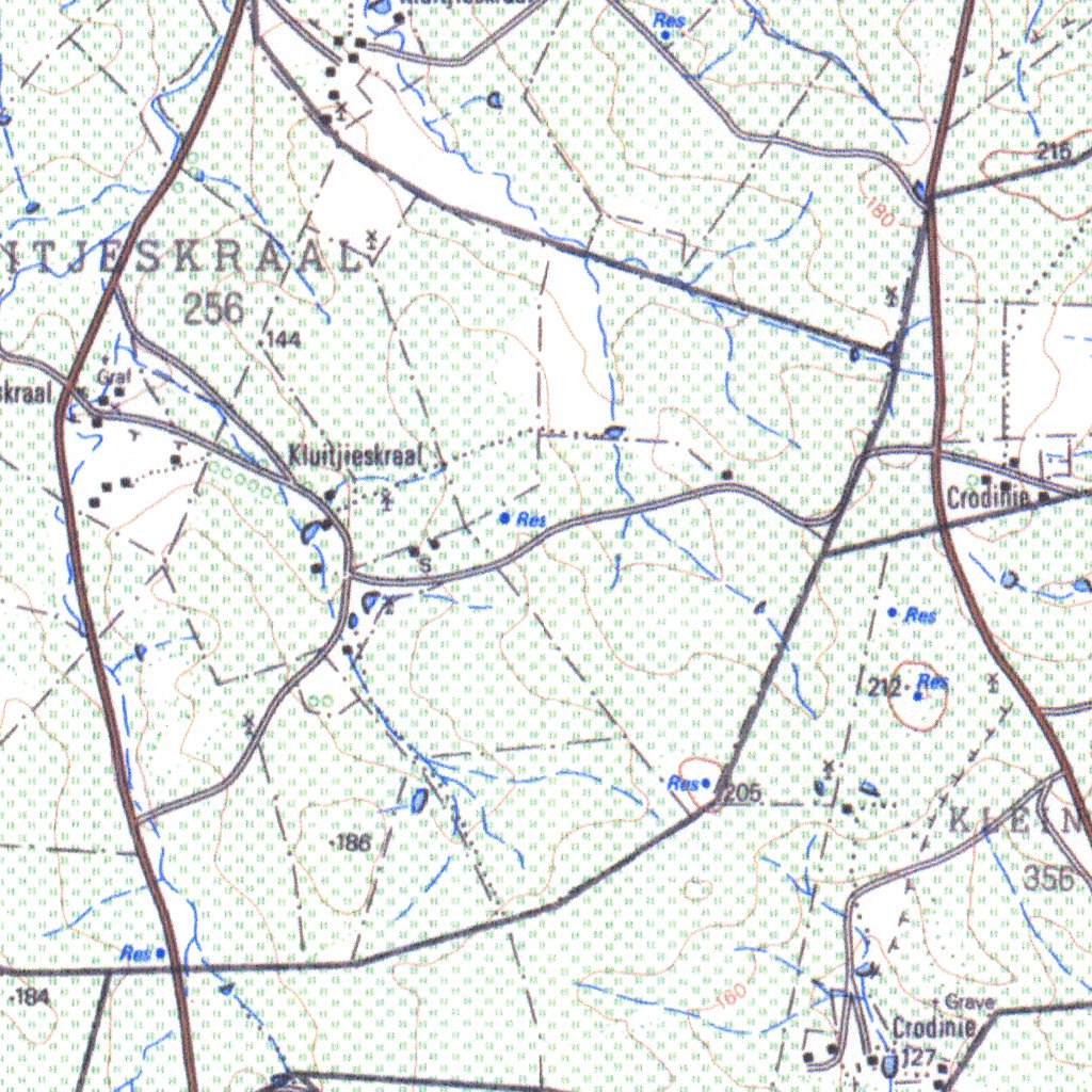 3420AB SWELLENDAM (3rd Edition) Map by Chief Directorate: National Geo ...