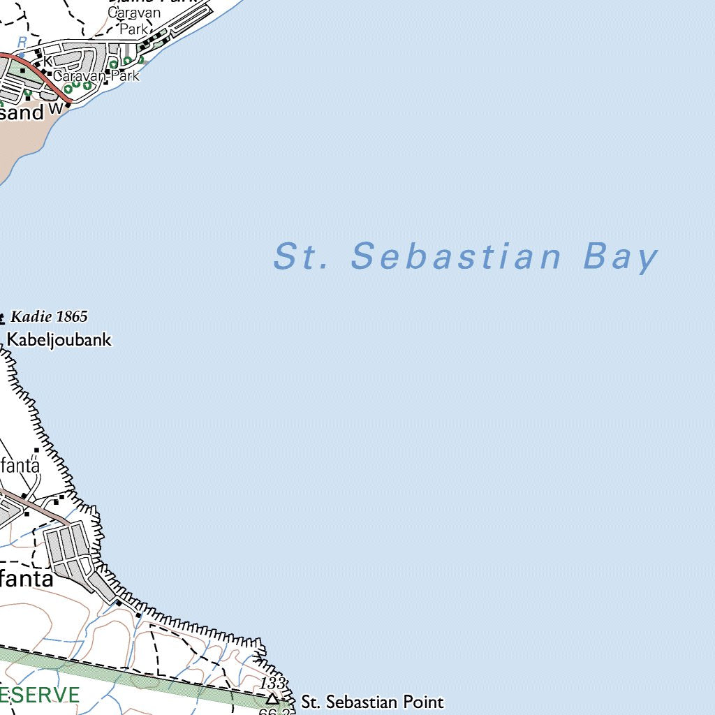 3420BD CAPE INFANTA Map by Chief Directorate: National Geo-spatial ...