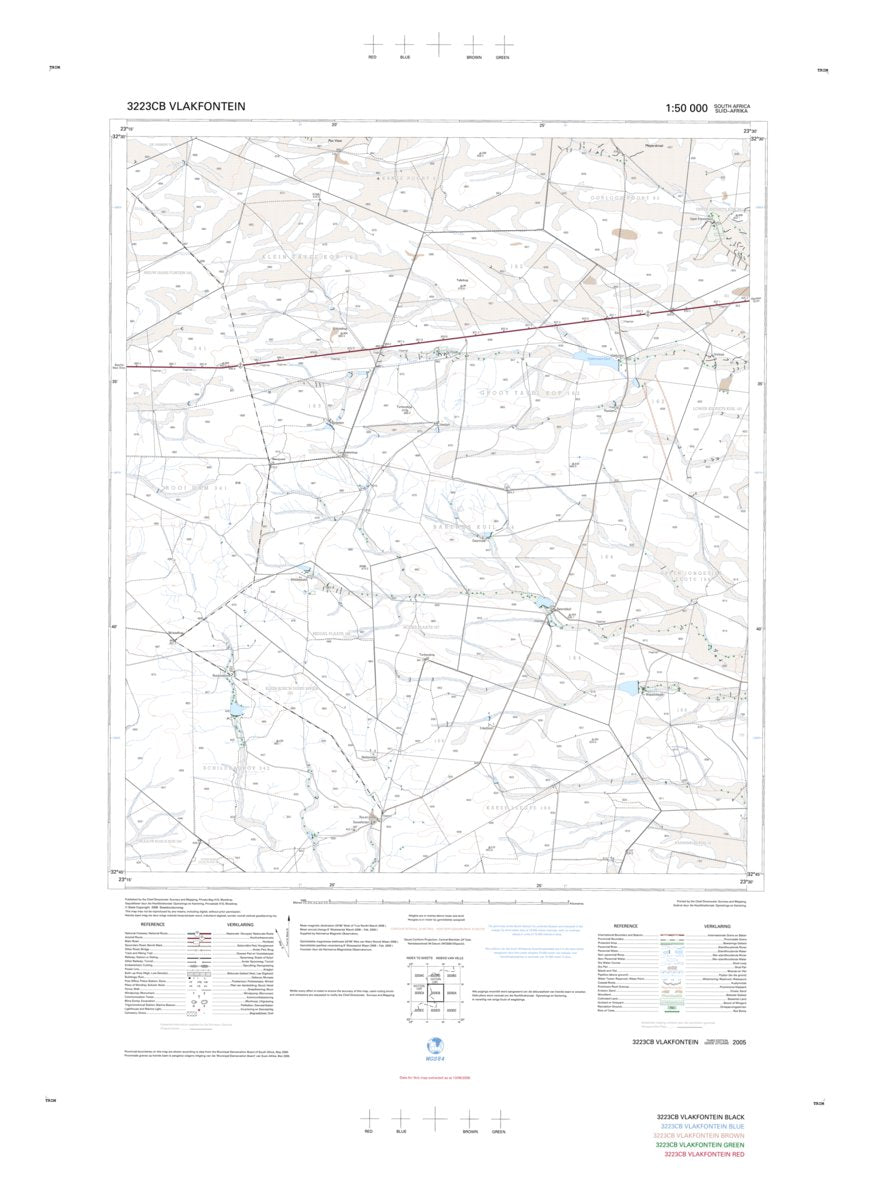 3223CB VLAKFONTEIN Map by Chief Directorate: National Geo-spatial ...