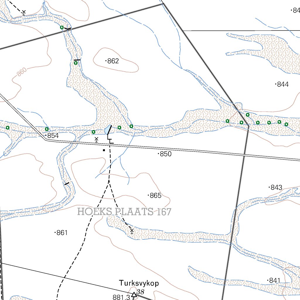 3223CB VLAKFONTEIN Map by Chief Directorate: National Geo-spatial ...