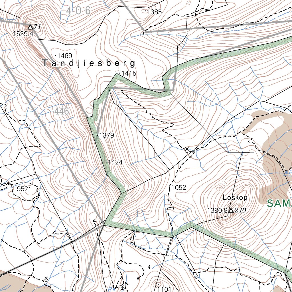 3224BC GRAAFF-REINET (SOUTH) Map by Chief Directorate: National Geo ...