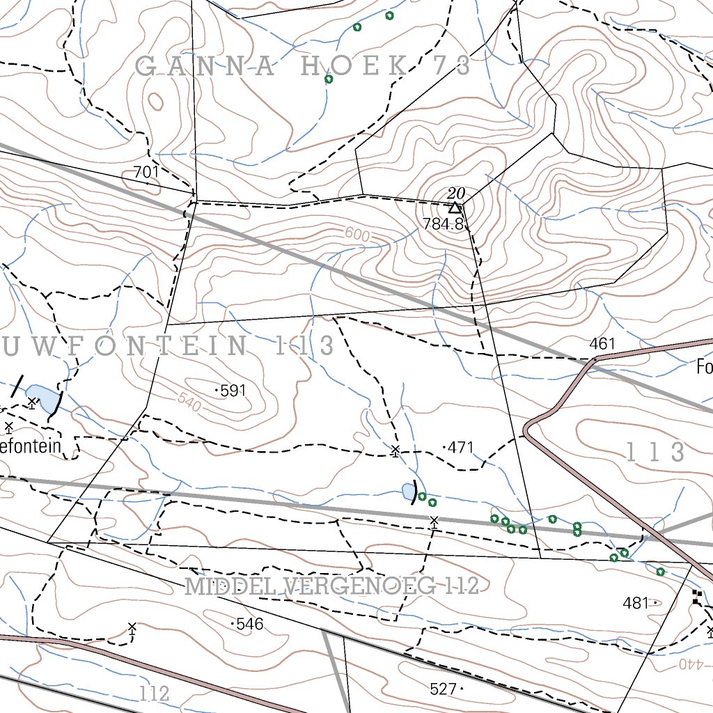 3224DC JANSENVILLE Map by Chief Directorate: National Geo-spatial ...