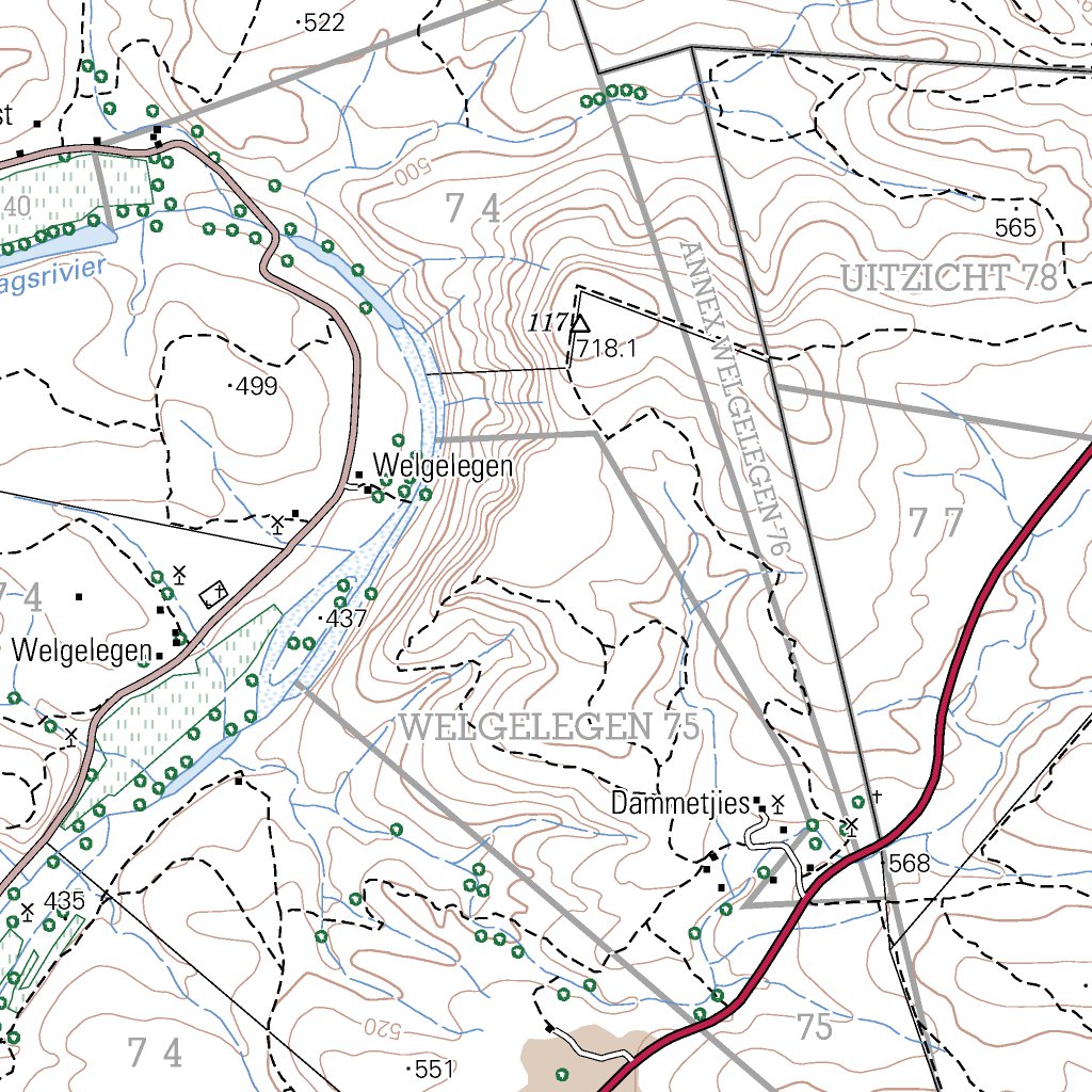 3224DC JANSENVILLE Map by Chief Directorate: National Geo-spatial ...