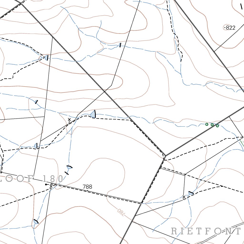 3225CD THE RIDGES Map by Chief Directorate: National Geo-spatial ...