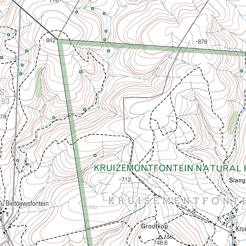 3225CD THE RIDGES Map by Chief Directorate: National Geo-spatial ...