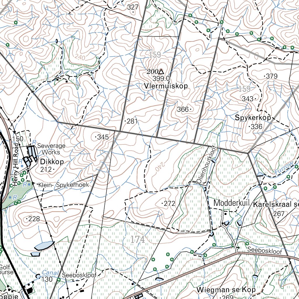3320CC MONTAGU Map by Chief Directorate: National Geo-spatial ...