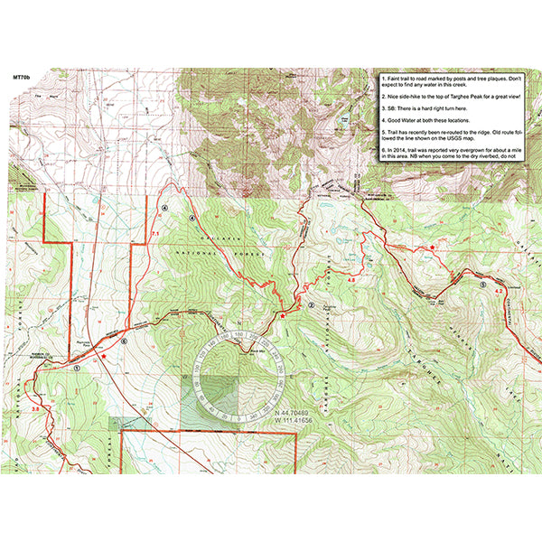 CDT Montana Sec 11 - Centennial Mountains Map by Jonathan Ley | Avenza Maps