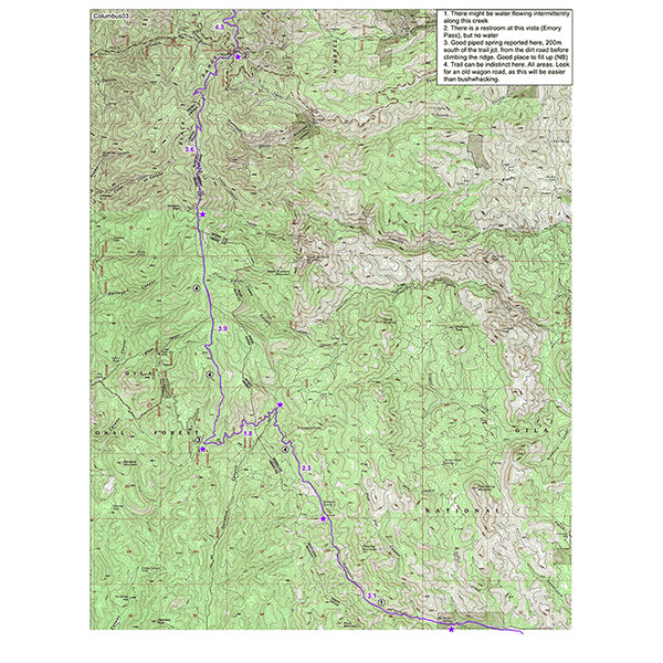 CDT New Mexico Sec 12 - Columbus Map by Jonathan Ley | Avenza Maps