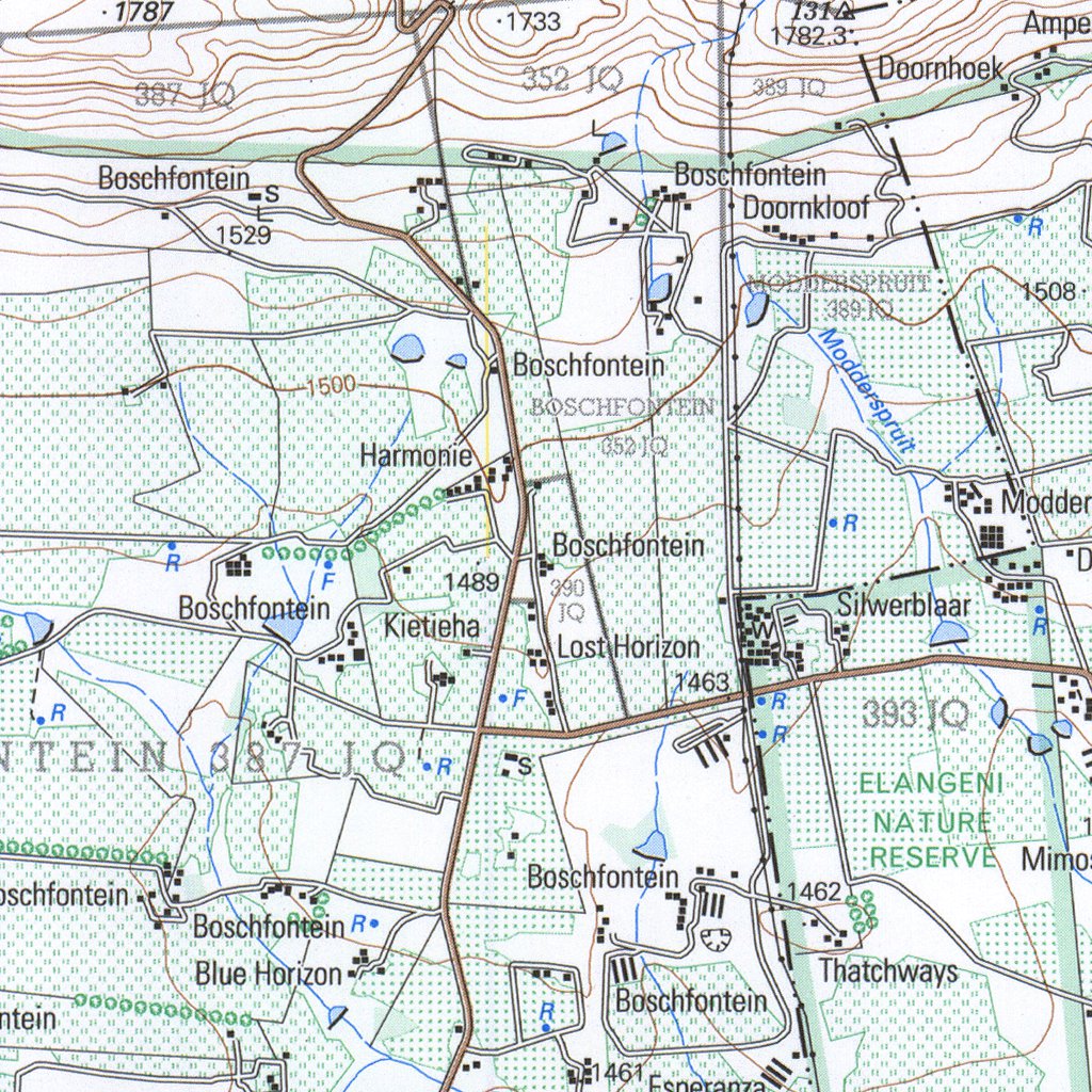 2527CD MAANHAARRAND Map by Chief Directorate: National Geo-spatial ...
